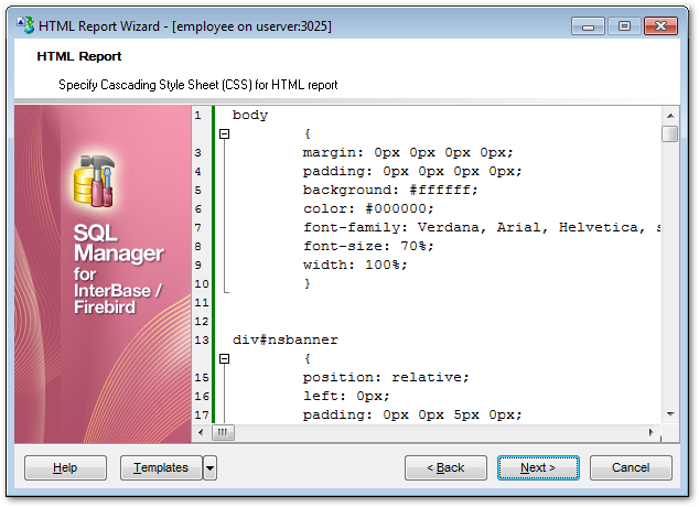 Online Documentation for SQL Manager for InterBase/Firebird | SQLManager